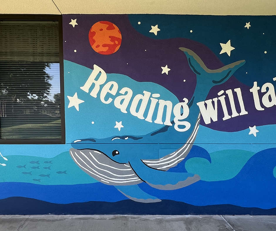 Independence Elementary Library Mural - Willis & Williams Design Studios